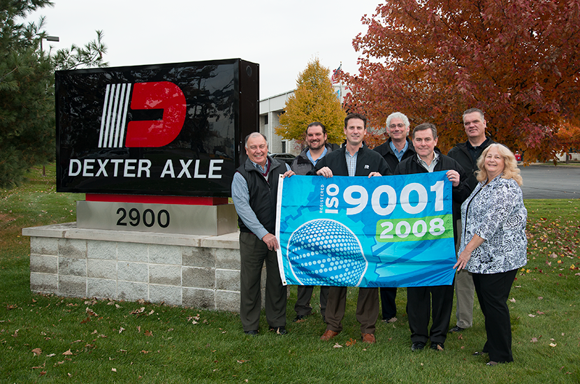 Dexter Axle Achieves ISO 9001:2008 Certification | Dexter Group